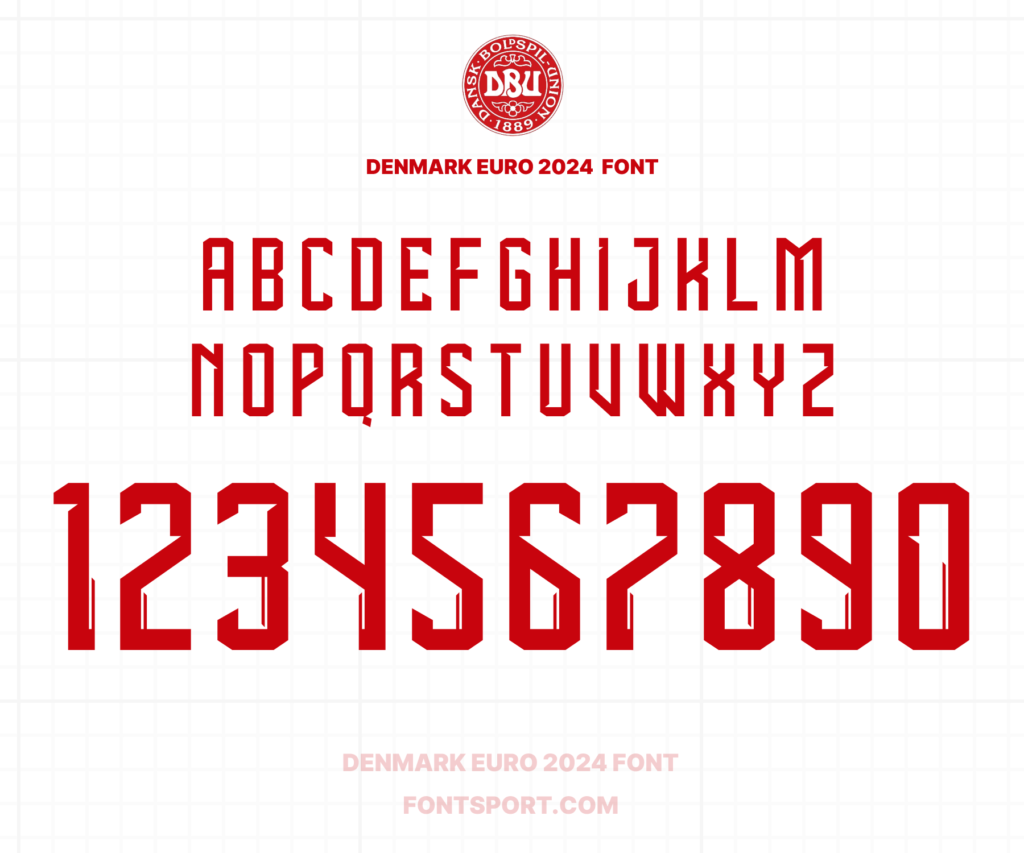 MANCHESTER UNITED 2024/2025 FONT - High Quality Font