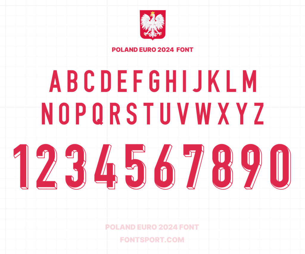 POLAND EURO 2024 FONT - Download high quality font with OTF, TTF, and ...