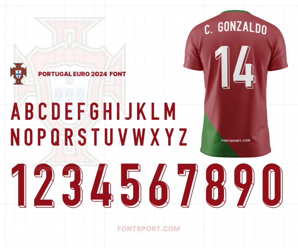 PORTUGAL EURO 2024 FONT - Download high quality font with OTF, TTF, and ...