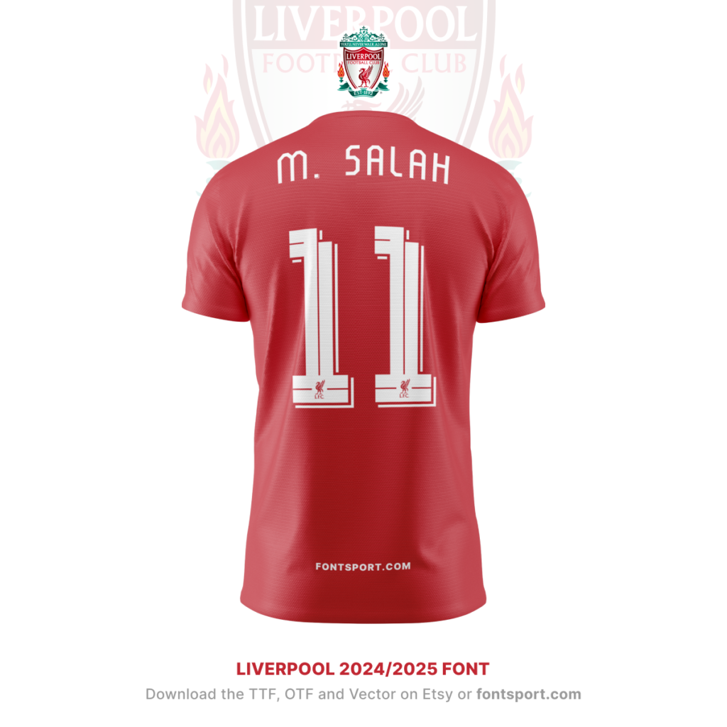 LIVERPOOL 2024/2025 FONT - High Quality Font