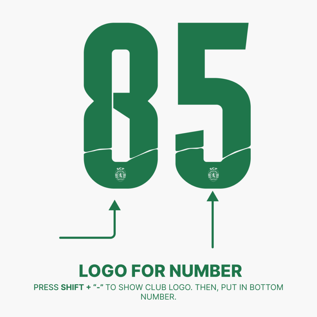 SPORTING LISBON 2024/2025 FONT - High Quality Font