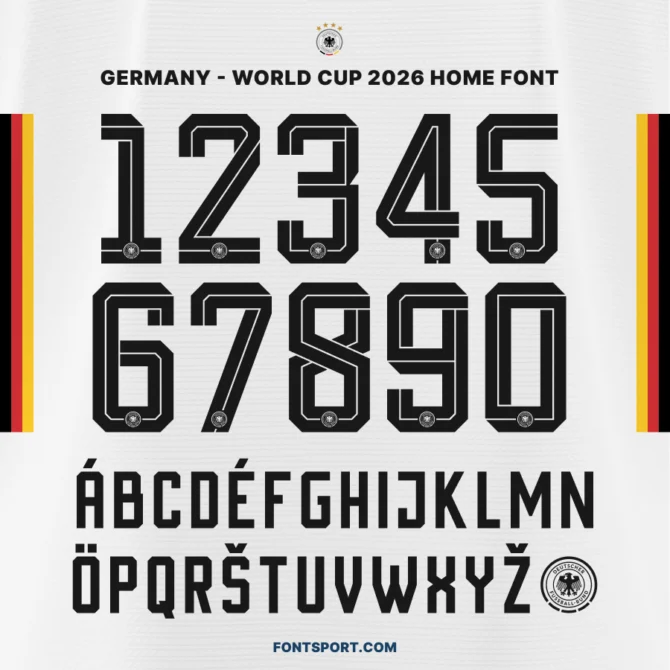 Germany 2026 FIFA World Cup Font Kit - Home | OTF, TTF, Vector